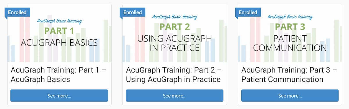 AcuGraph Welcome Page